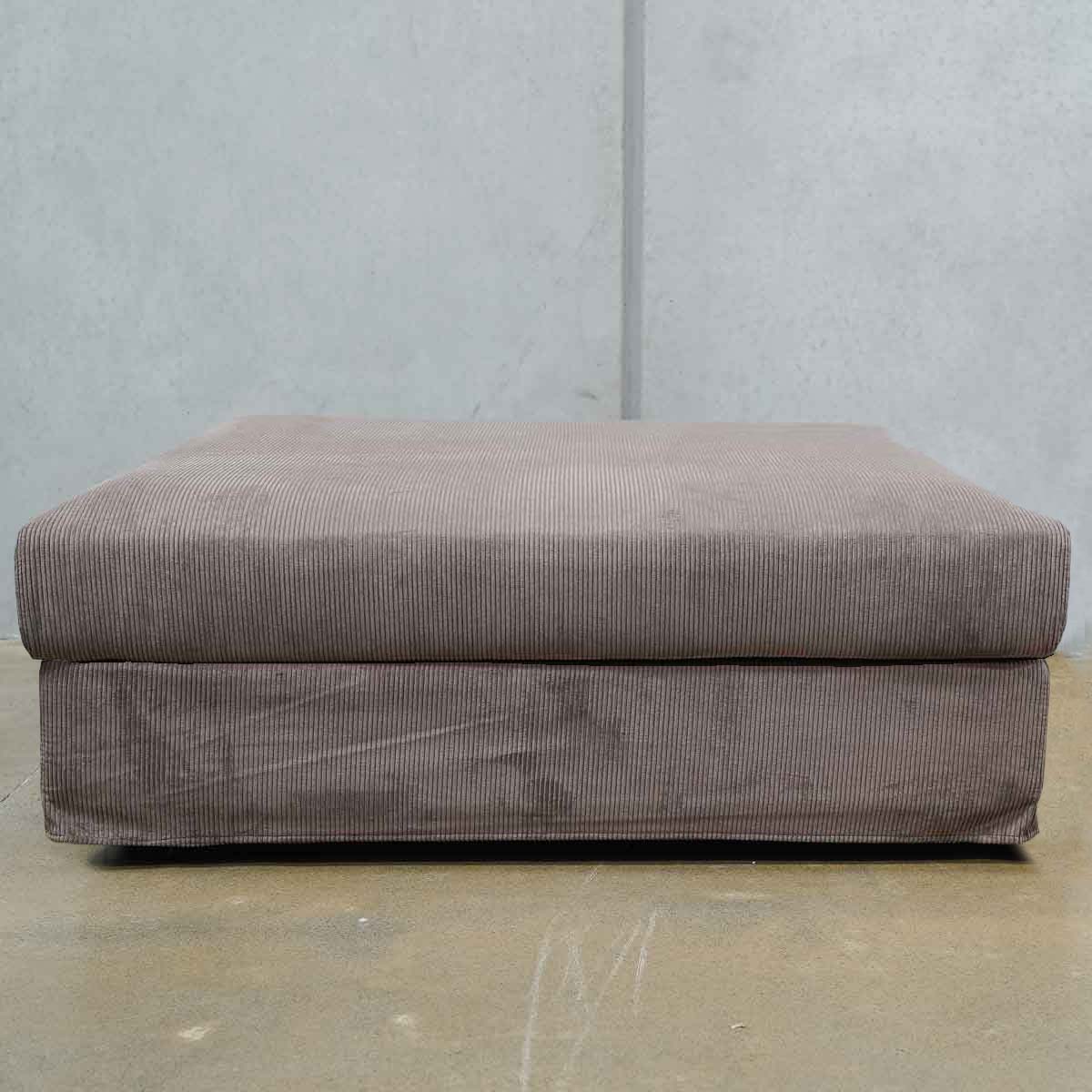 Extra large grey ottoman store
