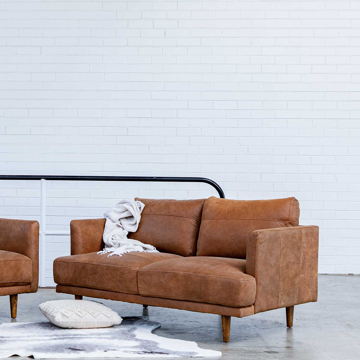 Ruby Leather 2 Seat Sofa | Secret Sofa